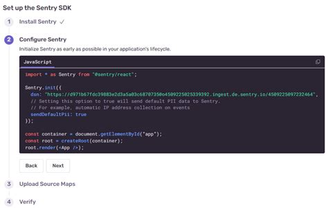 Javascript Sentry Logger Warn Discarded Session Because Of Missing