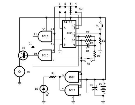 Timed Beeper Control Circuit Circuit Diagram SeekIC Com
