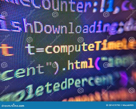 All Code And Text Written And Created Entirely By Myself Closeup Of