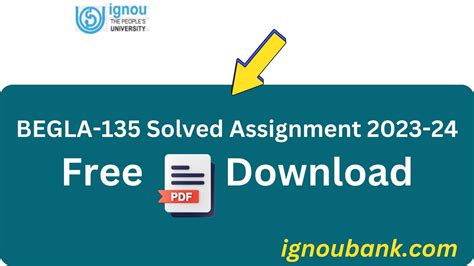 Begla 135 Solved Assignment 2023 24 Free Pdf Download