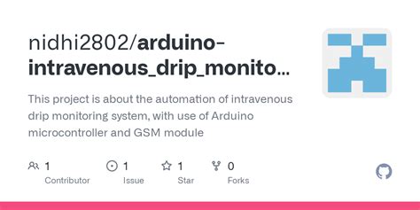 Github Nidhi2802arduino Intravenousdripmonitoringsystem This