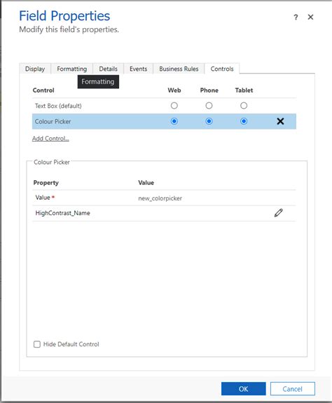 Add Pcf Controls To Form Fields Imperium Dynamics