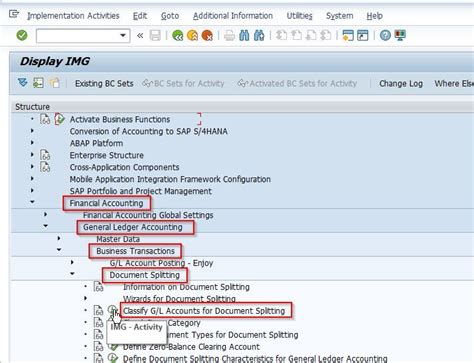 Document Splitting In New General Ledger
