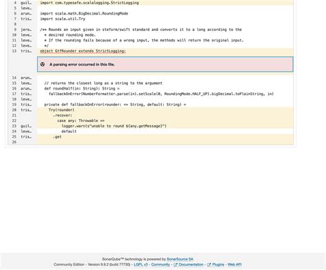 sonarqube analysis fail to parse scala 3 3 files with fewer braces