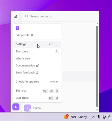 Windows Preferences Audio Tuple Documentation