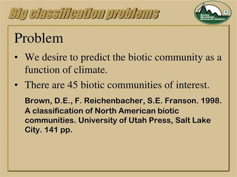 Ppt How To Solve A Classification Problem With 45 Class Levels Using Random Forests Nicholas L