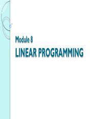 PPT Module Linear Programming Pdf Module LINEAR PROGRAMMING OPERATIONS RESEARCH