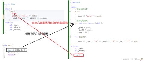 类和对象中 类和对象中