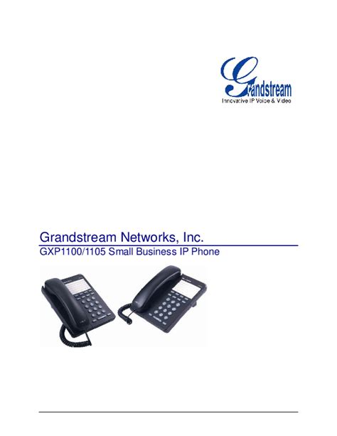 Grandstream Networks Inc Device Database