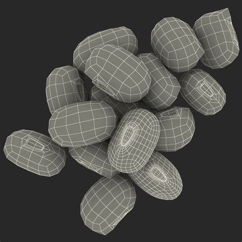 3d Mung Beans Model