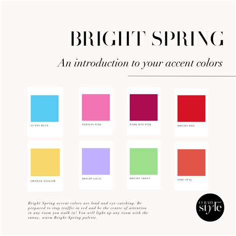 The Bright Spring Palette Curate Your Style