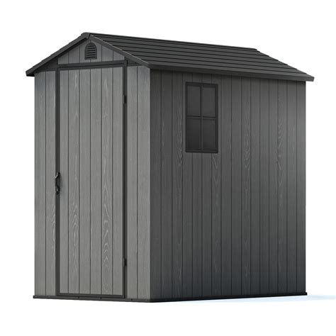 Patiowell 4x6 Plastic Shed For Outdoor Storageresin Shed With Window