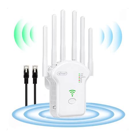Repetidor Wifi 6 Antenas Sem Fio Sinal Wireless Amplificador Extensor Potente MY7254 Shopee