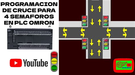 Como Programar un semáforo en Cx Programmer PLC Omron con timers YouTube