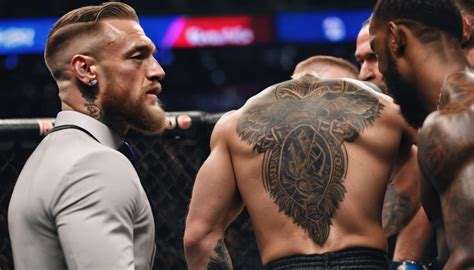 Conor Mcgregors Iconic Back Tattoo Design At Roadhouse A Symbol Of