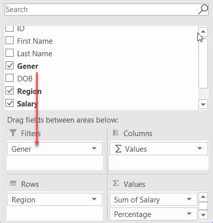 How To Add A Filter To The Pivot Table ExcelNotes