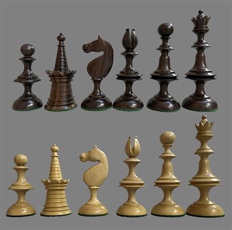 Old Irish Pattern Chess Set