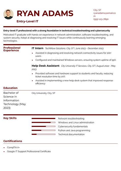 20 Information Technology It Resume Examples And Templates For 2026