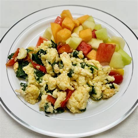 Egg White And Spinach Scramble At Jose Watson Blog