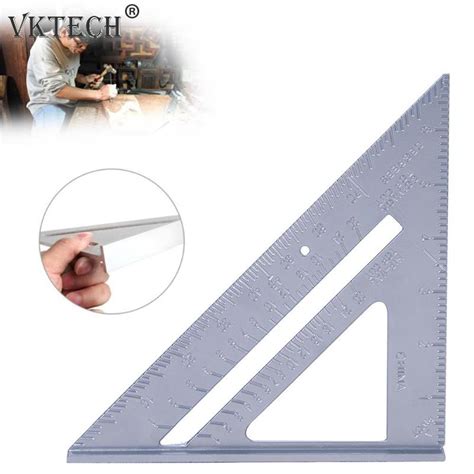7inch Aluminum Speed Square Triangle Angle Protrac Vicedeal