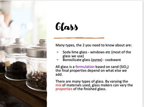 154 Glass Ceramics And Composites Teaching Resources