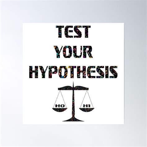 Test Your Hypothesis Poster In 2025 Hypothesis Drawing Conclusions