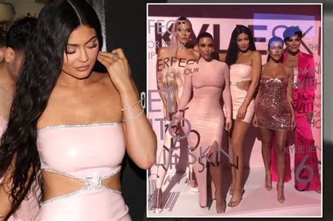 Khloe Kardashian Steals Show In Skin Tight Nude Pvc Catsuit At Kylie Skin Launch Irish Mirror