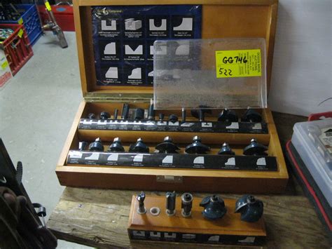 2 Mastercraft Router Bit Sets Dodds Auction