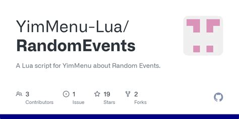 Github Yimmenu Lua Randomevents A Lua Script For Yimmenu About Random Events