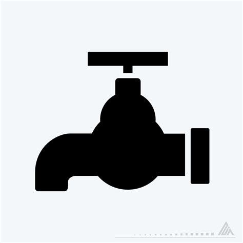 Vector Graphic Of Tap Black Style 3610262 Vector Art At Vecteezy