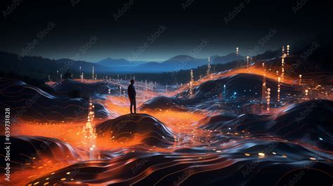 Interactive Ai Reinforcement Learning In Digital Environment Stock Illustration Adobe Stock