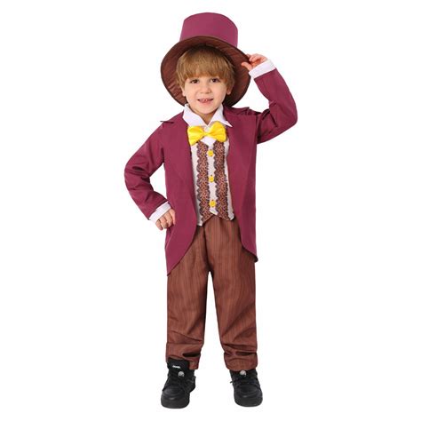 Kinder Wonka Cosplay Kostüm Outfits Halloween Karneval Anzug