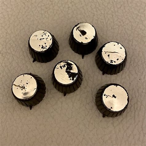 Set Of X6 Marshall Jmp Pointer Control Knobs 1976 Reverb Uk