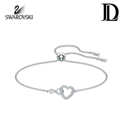 Jual Swarovski Infinity Heart Bracellet Shopee Indonesia