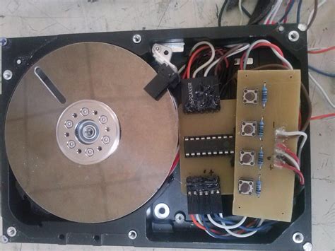Hard Disk Clock Hdd Clock With Arduino Uno 4 Steps With Pictures Instructables