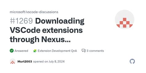 Downloading Vscode Extensions Through Nexus Repository · Microsoft