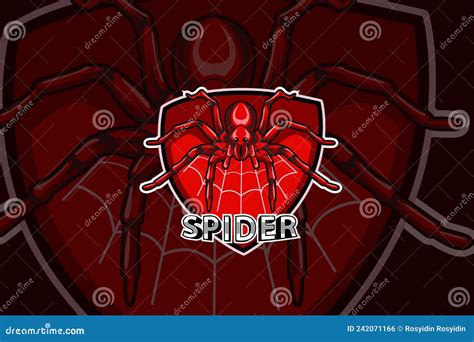 Spider E Sport Logo Design Stock Vector Illustration Of Vector 242071166
