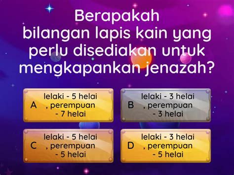 Projek Assignment Pendidikan Islam Quiz