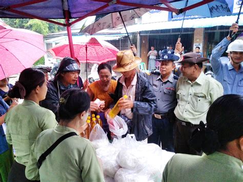 ကြံခင်းမြို့၌ ကုန်စျေးနှုန်းတည်ငြိမ်ကျဆင်းရေးကော်မတီမှ ဆန်၊ ကြက်ဥ၊ စားအုန်းဆီများအား ဈေးနှုန်းသက