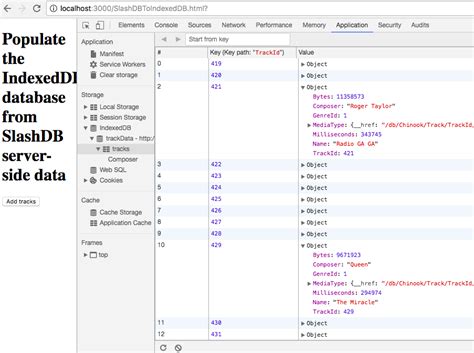 IndexedDB Meets SlashDB