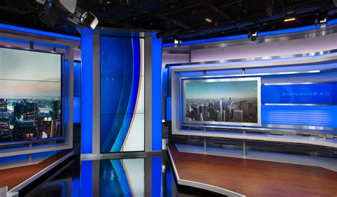 CBS New York WCBS Studio Set Design Gallery
