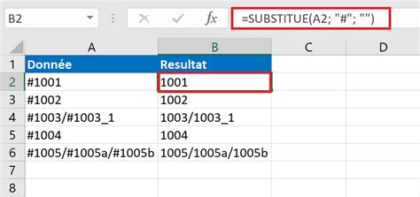 Supprimer Des Caractères Texte Dune Chaîne Dans Excel