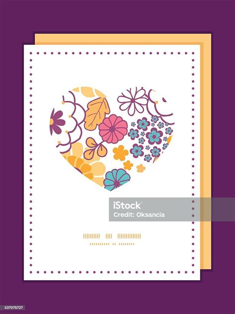 벡터 색상화 오리엔털 꽃 심장 기호까지 프페임 패턴 초대 축하글 2015년에 대한 스톡 벡터 아트 및 기타 이미지 2015년 감정 개체 그룹 Istock