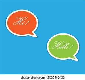 Hello Speech Bubble Continuous Single Line Stock Vector Royalty Free 2216181435 Shutterstock