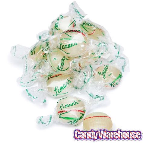 Atkinson Lemans Mint Hard Candy Buttons 5lb Bag Bestcandyshop