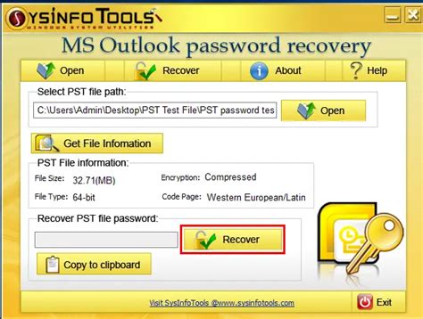 Pst Password Recovery Tool To Remove Pst File Password