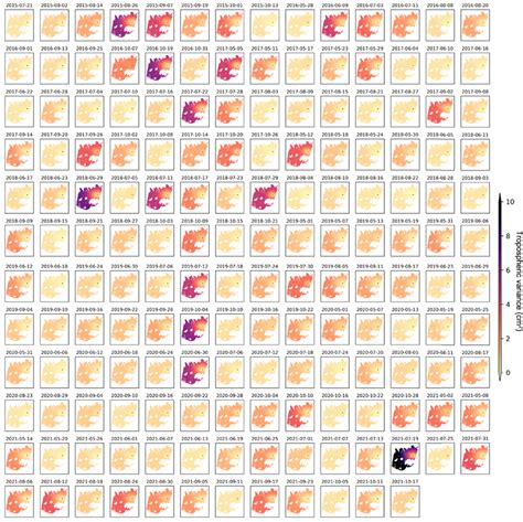 Spatio‐temporal Tropospheric Variances After Icams Correction Of The