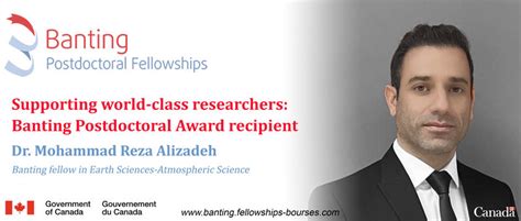 mohammad reza alizadeh on linkedin banting nserc mentors banting