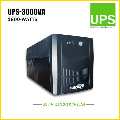 Secure Ups 650va 1000va 1500va 2000va 3000va Uninterruptible Power