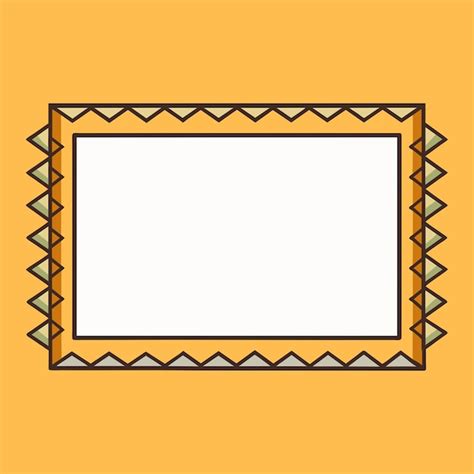 Premium Vector Rectangle Shape Colorful Frame